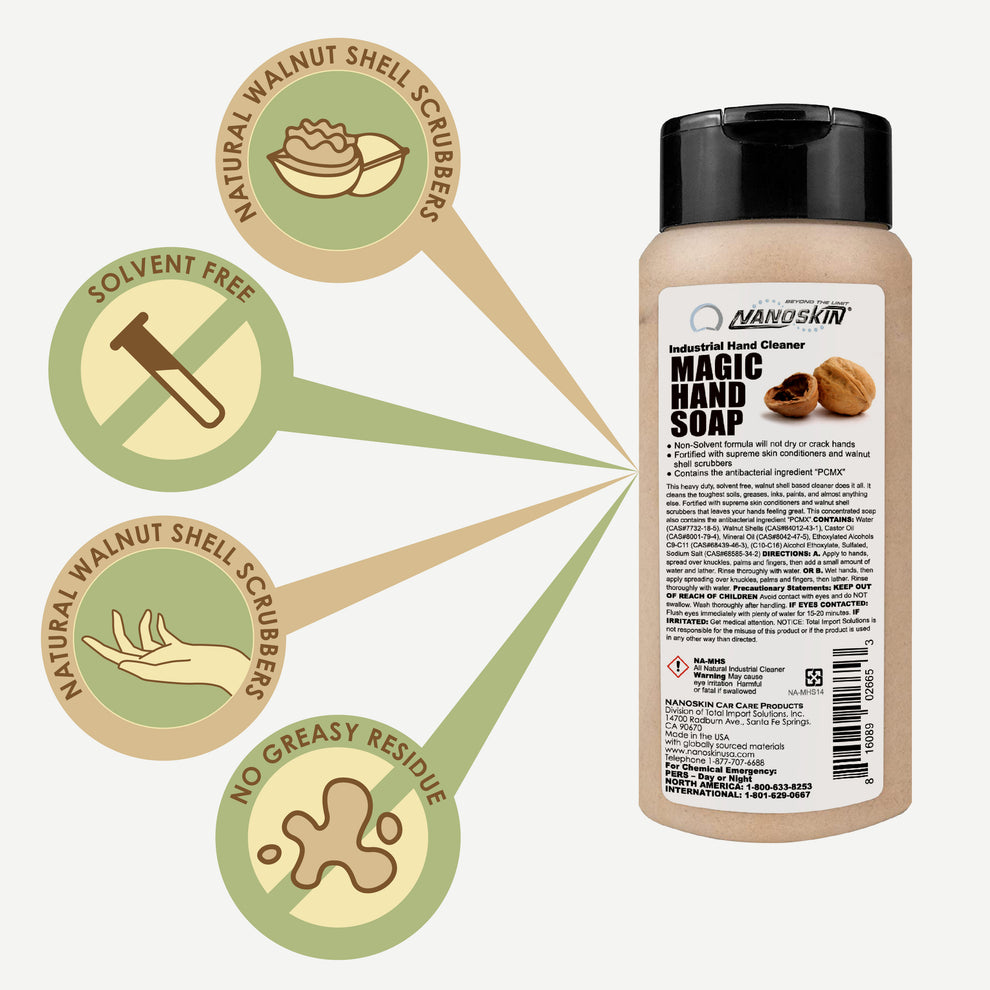 MAGIC HAND SOAP Industrial Hand Cleaner – NANOSKIN Car Care Products