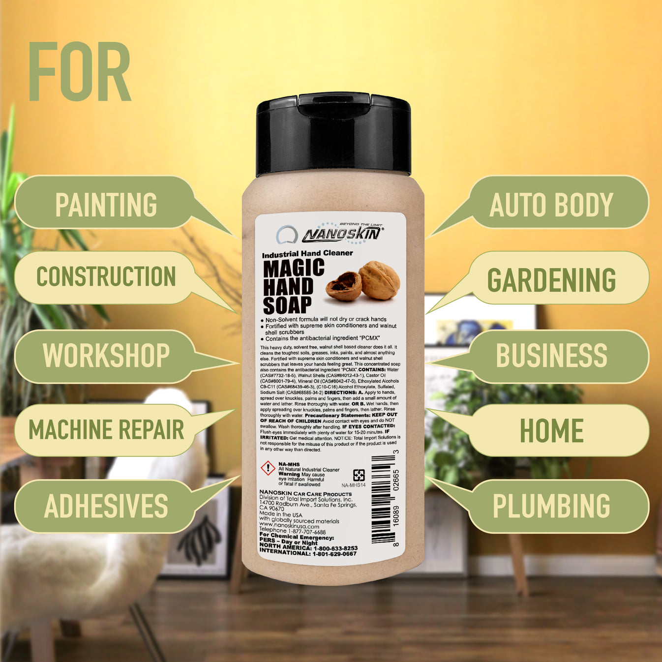 MAGIC HAND SOAP Industrial Hand Cleaner – NANOSKIN Car Care Products